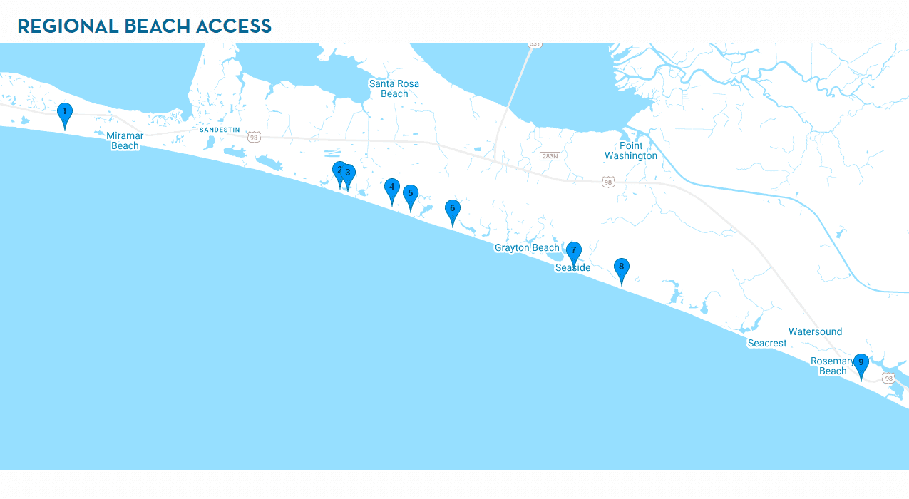 3 Ways to Access the Beach on 30A in Walton County, FL